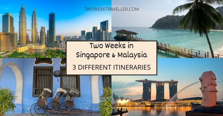 2 Weeks In Singapore and Malaysia Itinerary: 3 options, map